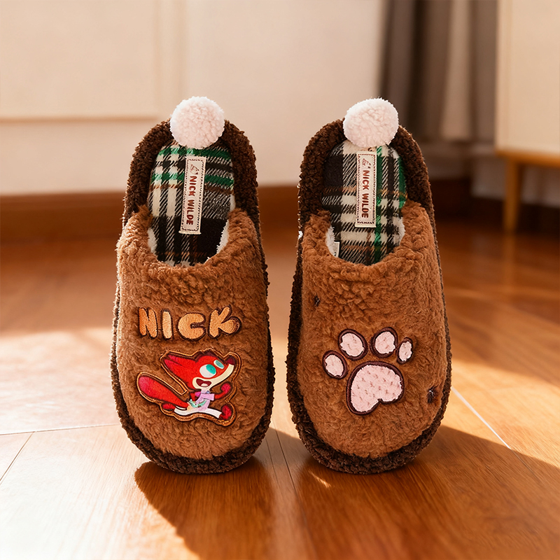 MINISO Disney Zootopia Series - Cozy & Plaid Cotton Women's Slippers ...