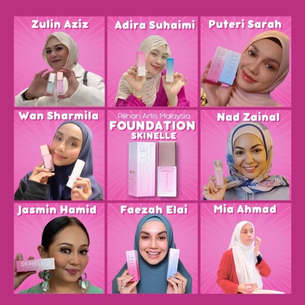 Skinelle Foundation DUO FOUNDATION SKINELLE (BLUE & PINK) No box ...