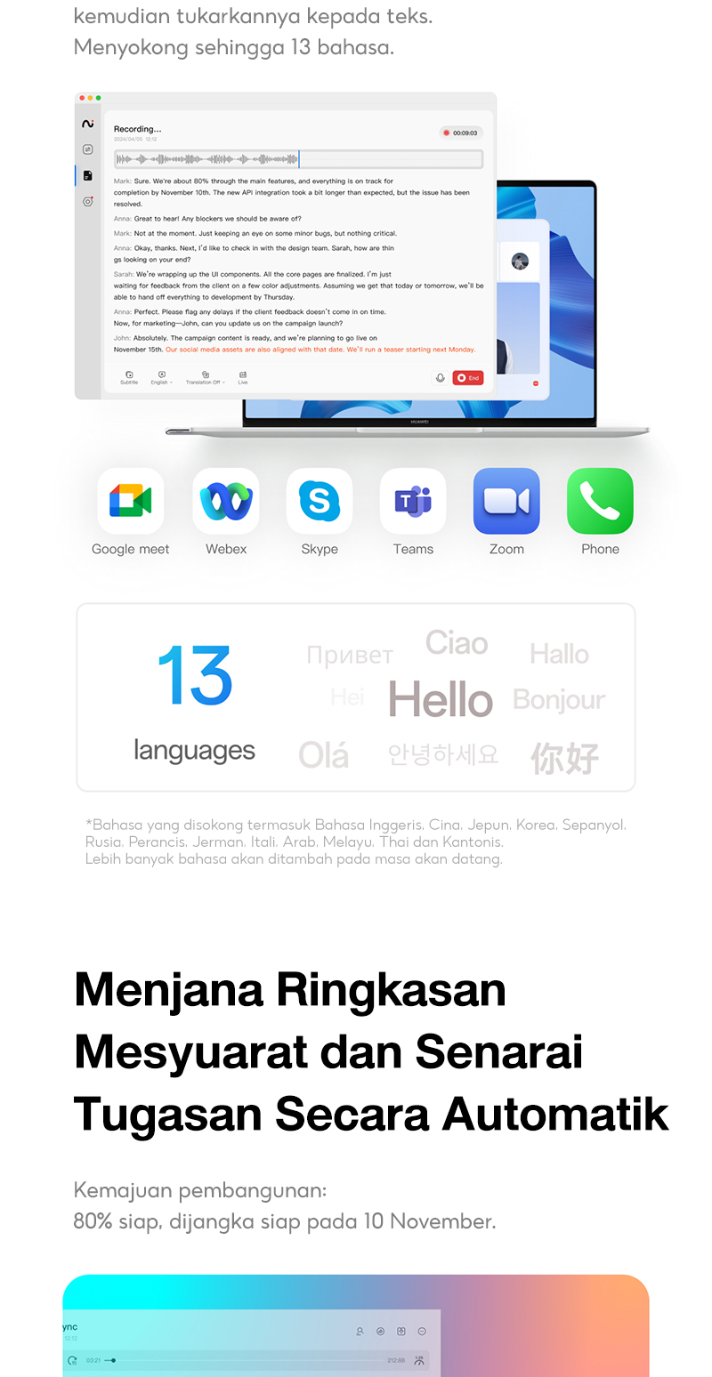 viaim NoteKit AI Meeting Tool Rakaman Mesyuarat Profesional di PC & Mac ...
