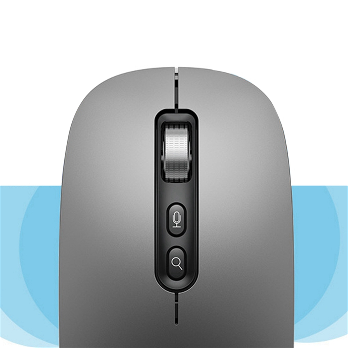 Wireless Bluetooth Rechargeable Voice Control silent mouse with wire ...