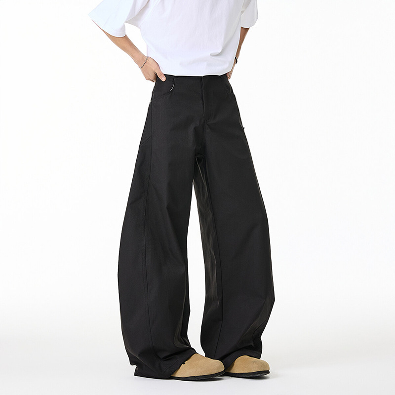 Crush Fashion Men's Oversized Wide Leg Pants Streetwear Baggy Cargo ...