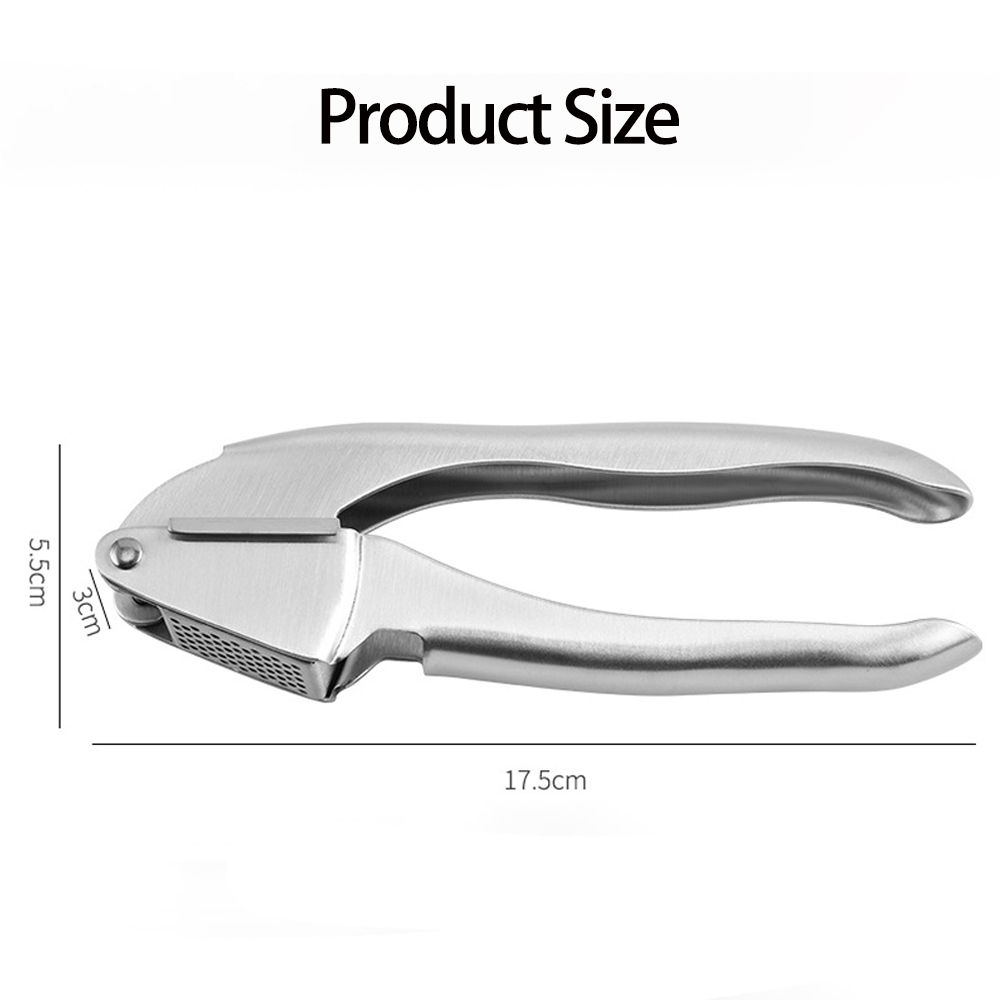 Multi-Purpose Stainless Steel Garlic & Ginger Press Professional ...