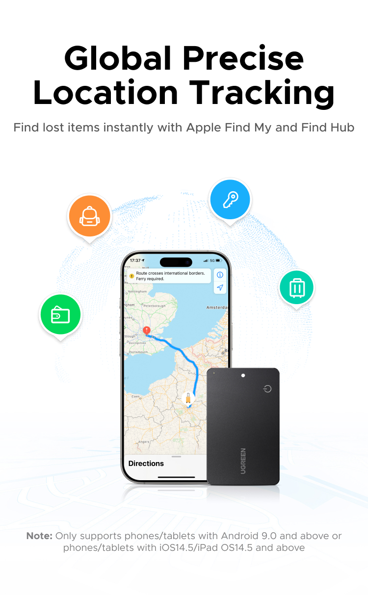 UGREEN FineTrack Slim Duo Smart Tag Smart Locator Anti Lost Tracker ...