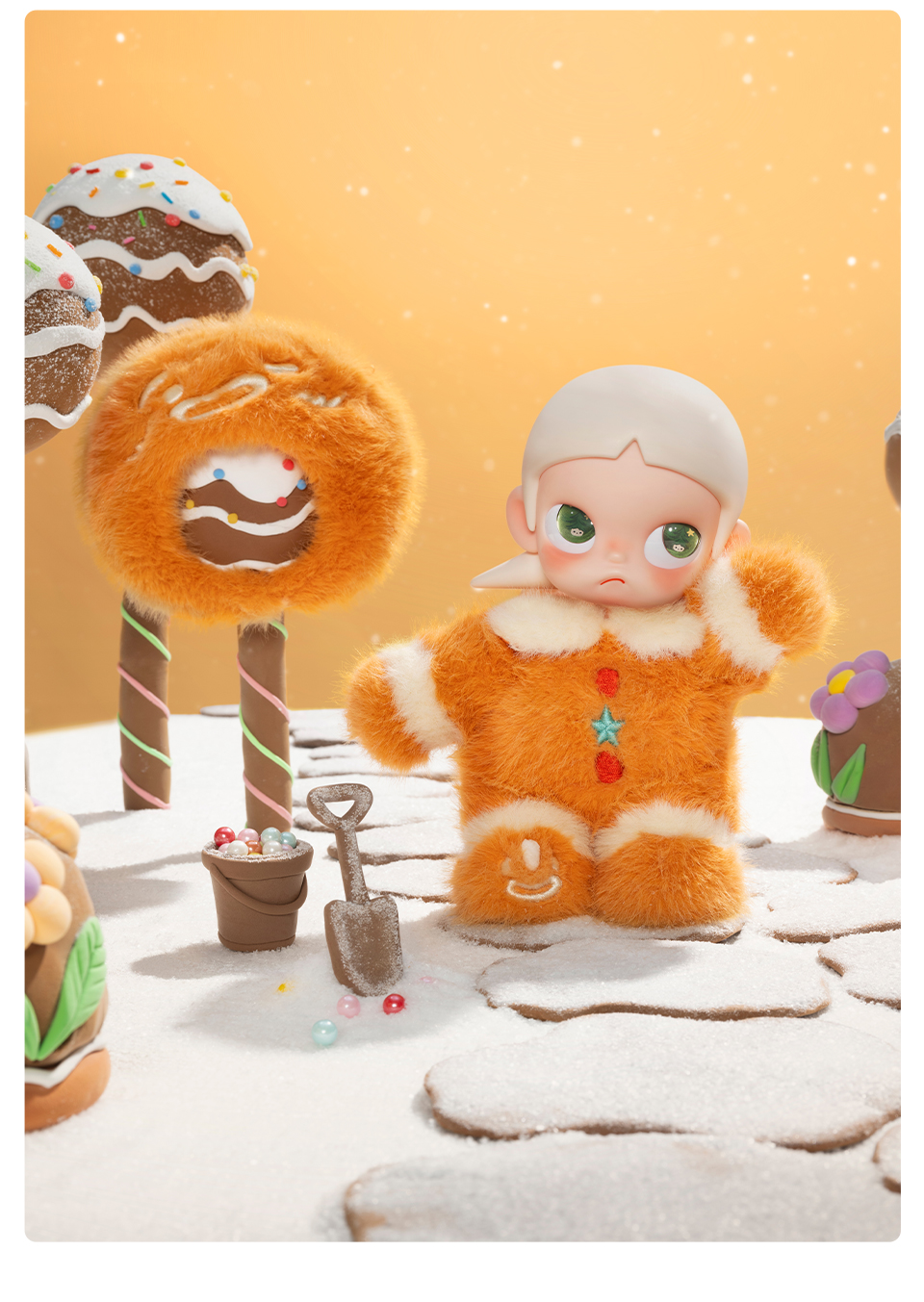POP MART Zsiga Gingerbread Man 1/8 Action Figure | Shopee Malaysia