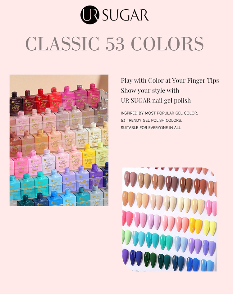 UR SUGAR 15ml 1-Step Gel Polish 3 IN 1 No Need Base Top Coat Ultra ...