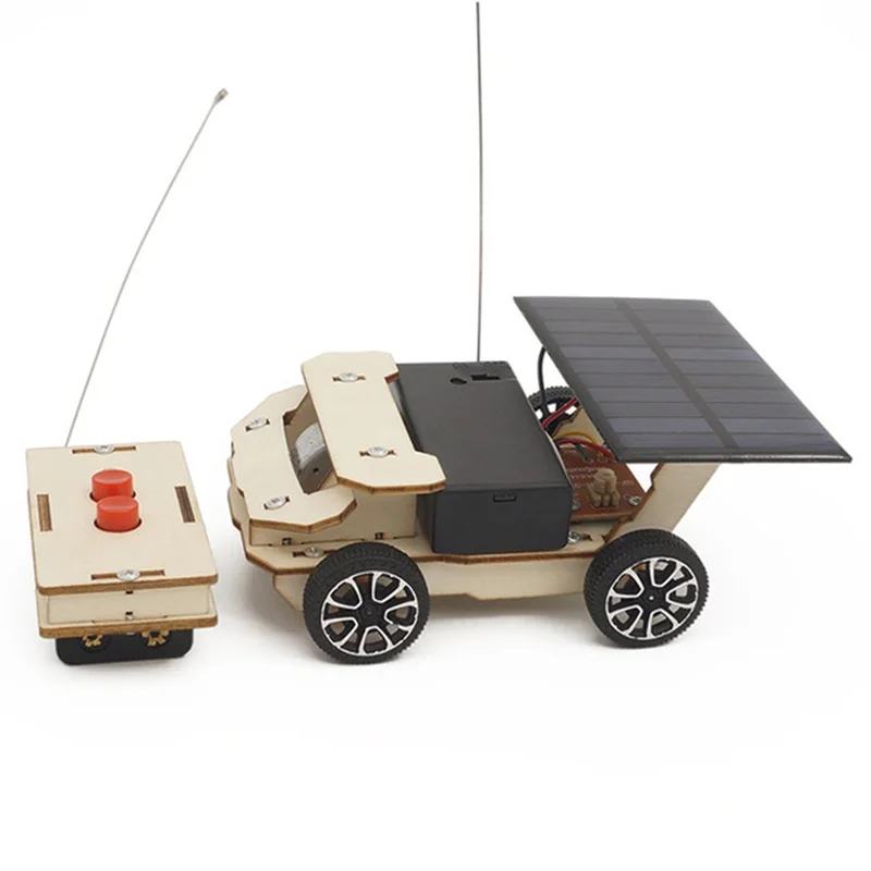 DIY Mini Solar Wireless Remote Control Car Toy Science Educational Toy ...