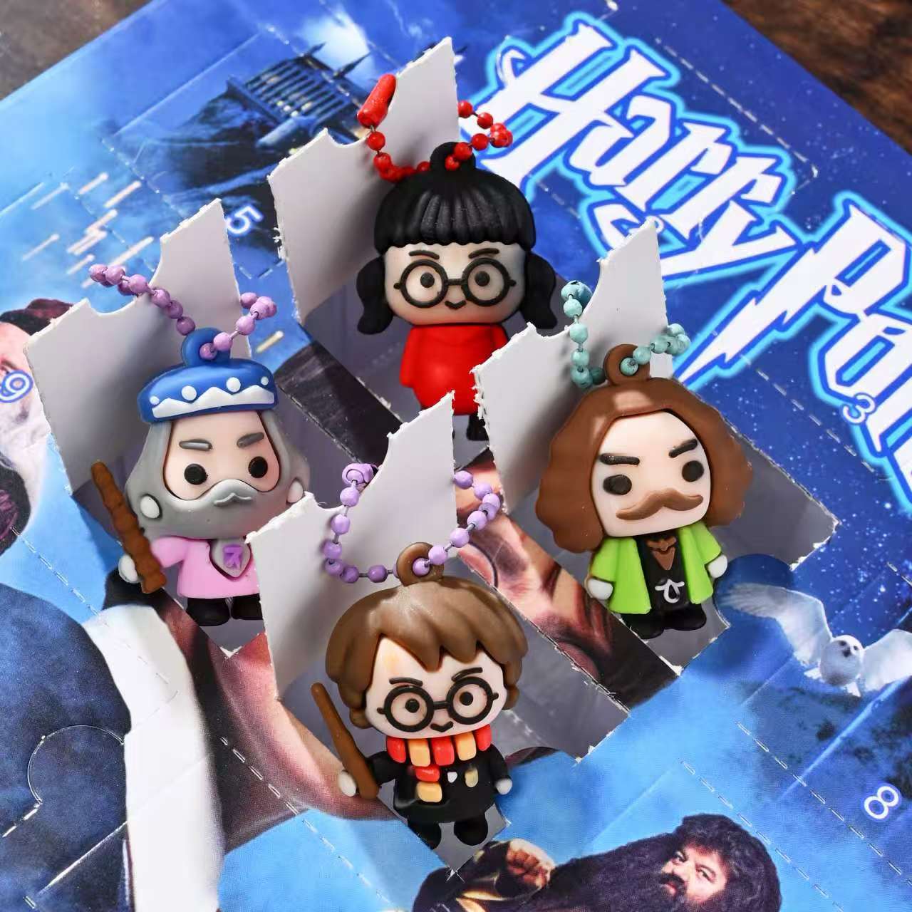 24 Harry Potter Advent Calendar Blind Box mini keychain Draco Malfoy ...