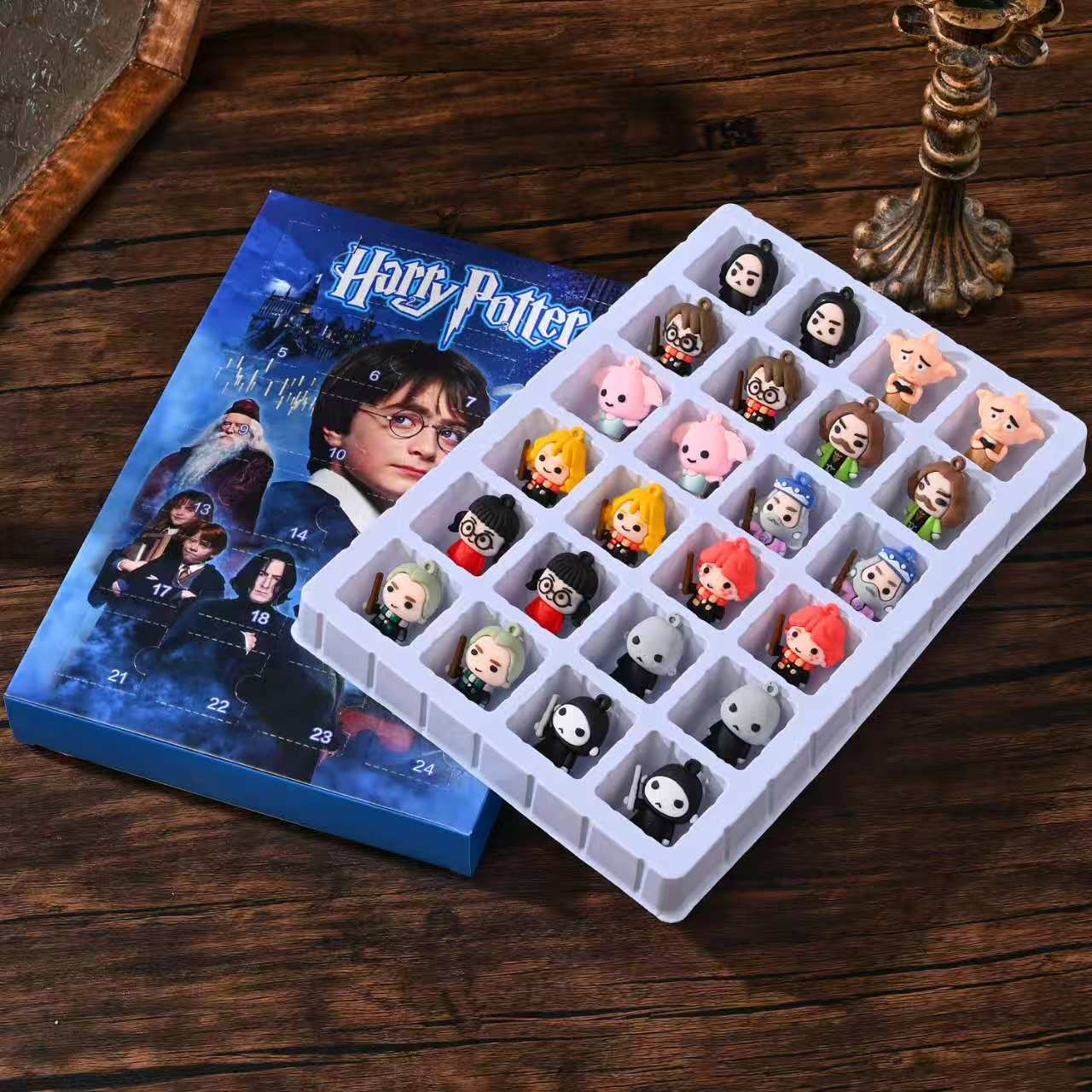 24 Harry Potter Advent Calendar Blind Box mini keychain Draco Malfoy ...
