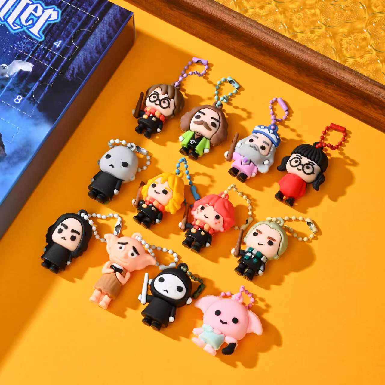 24 Harry Potter Advent Calendar Blind Box mini keychain Draco Malfoy ...