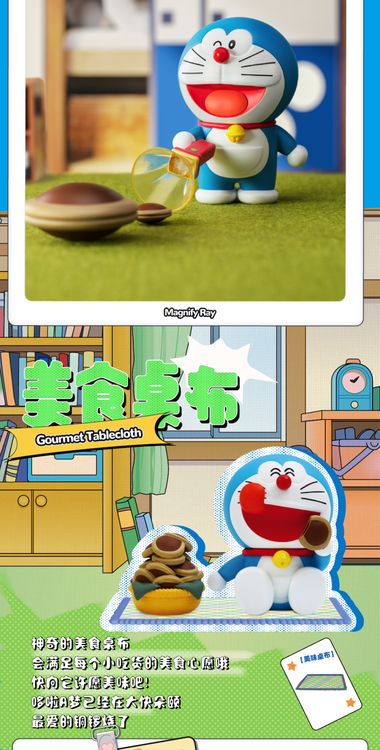 Full set Doraemon Secret Gadgets 01 Series Blind Box - Trendy Anime ...