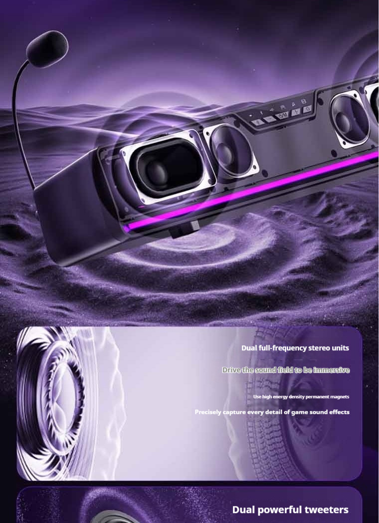 AULA GS6 Pro dual-mode connection 7.1 surround sound effect, pluggable ...