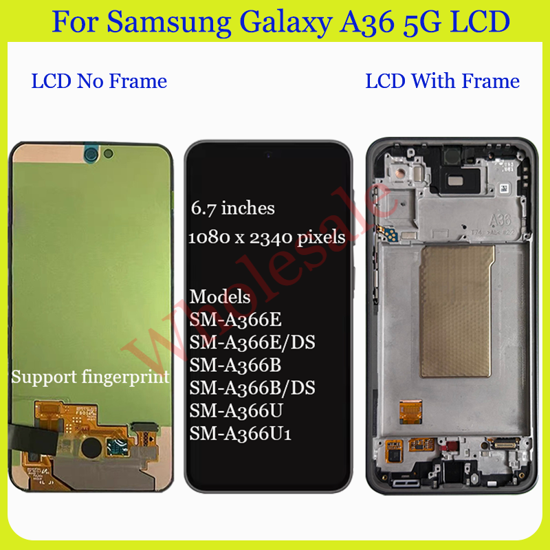Original AMOLED For Samsung Galaxy A36 5G LCD Display Touch Screen With ...