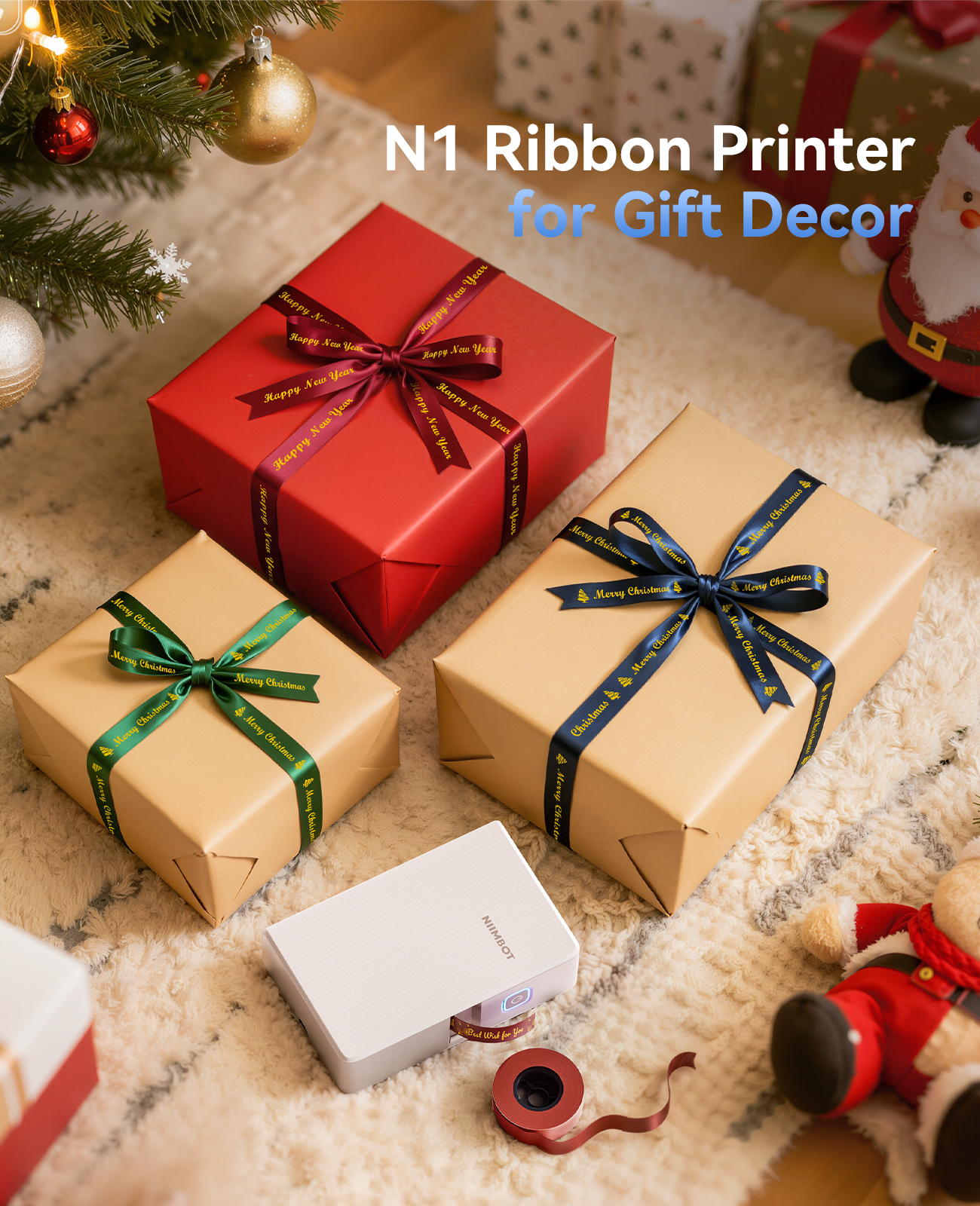 NIIMBOT N1(B18) Thermal Transfer Label Printer, Portable Label Maker ...