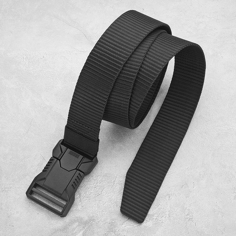 Quick Release Buckle Elastic Waterproof Weave Belt for Men Travel ...