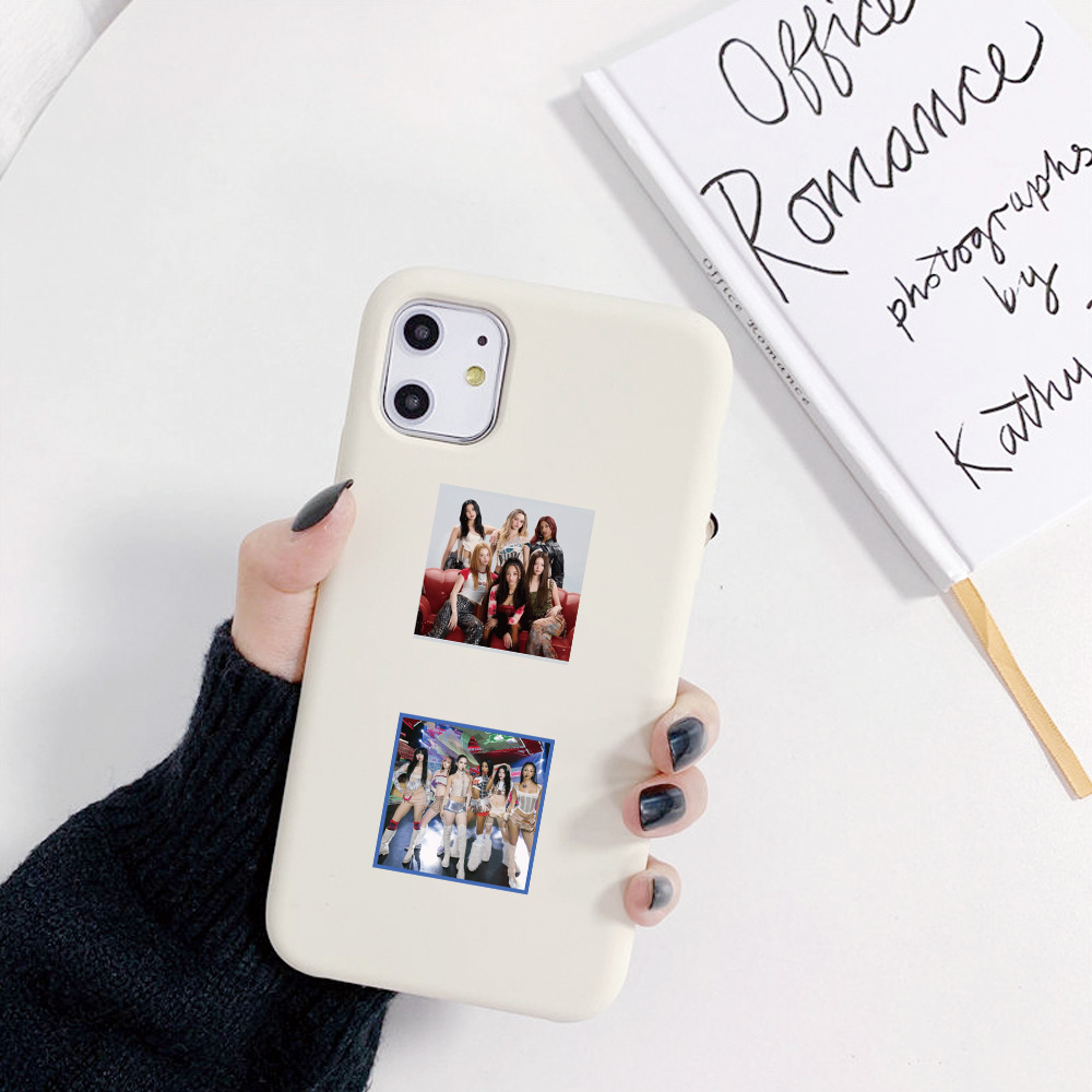 500PCS/Roll Popular KPOP Girl Group Katseye Stickers Waterproof Phone ...
