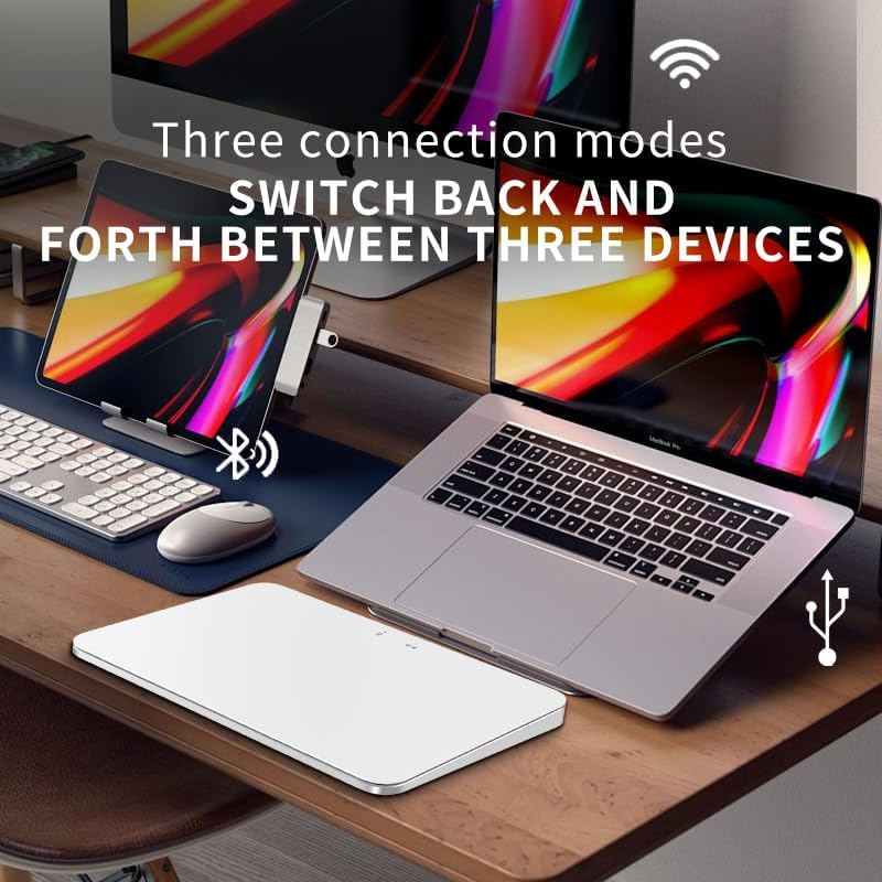 Jomaa Touchpad Mouse for PC Bluetooth Trackpad Mouse with Multi-Touch ...