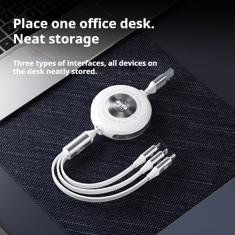 KONKA Game Collaboration 1-to-3 Retractable Data Cable | Shopee Malaysia