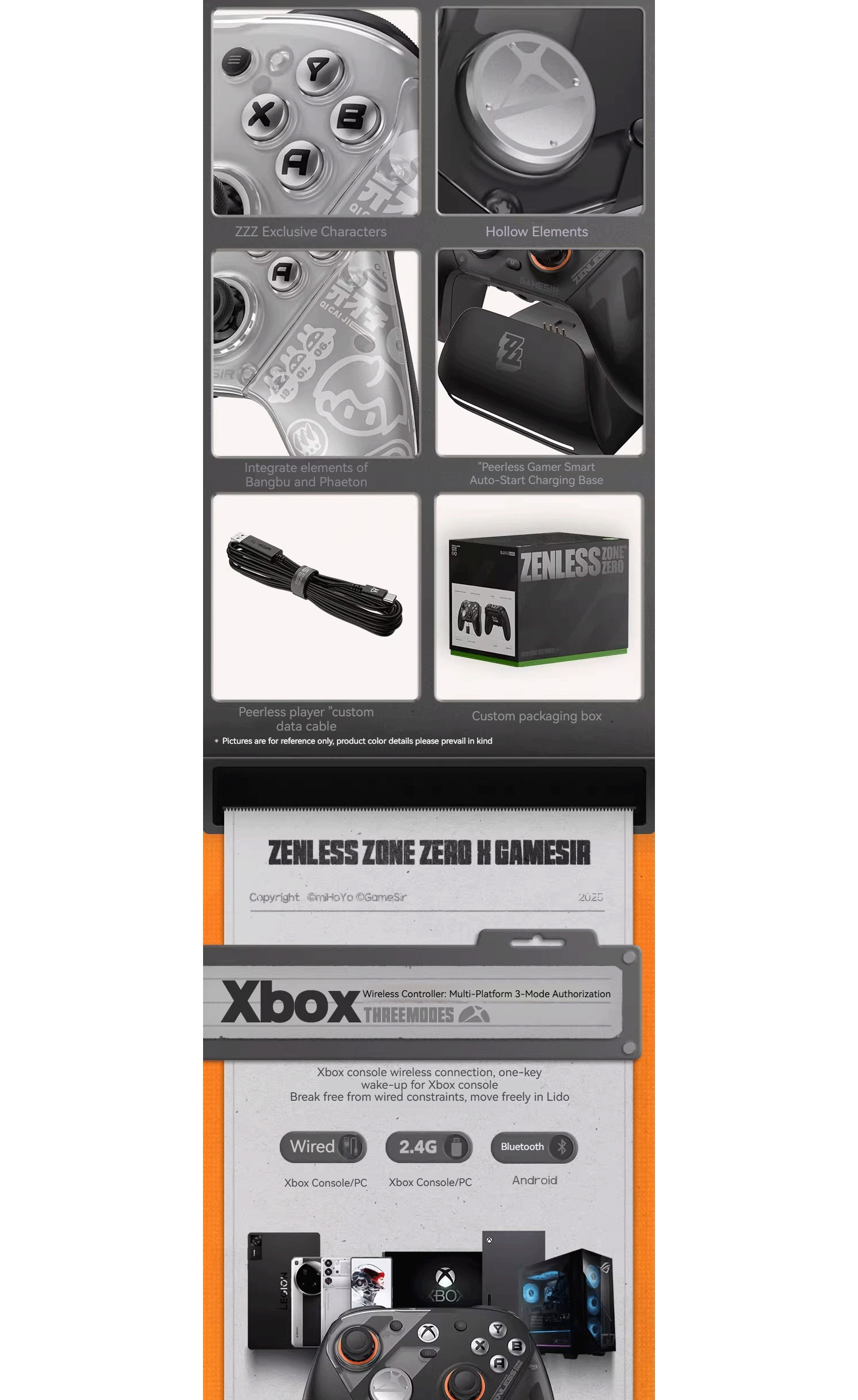 GAMESIR Zero District Zero Co-branded Edition G7PRO Wireless Xbox ...