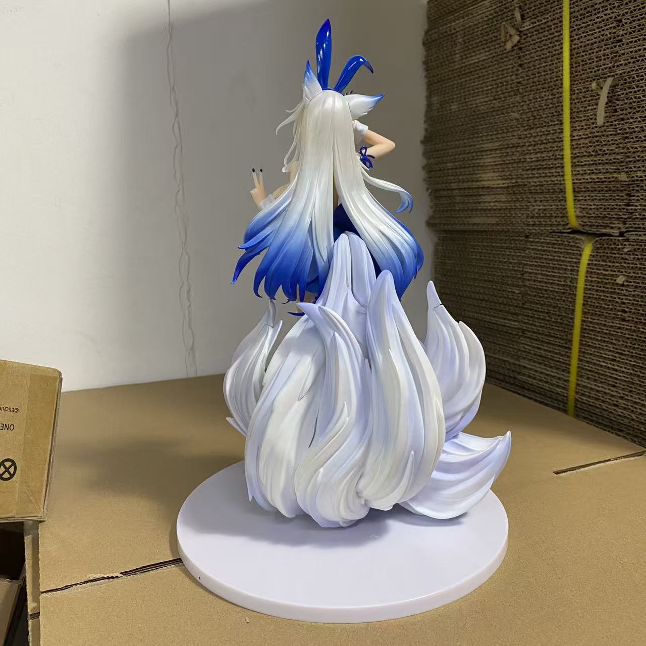 28CM Anime Game Azur Lane Shinano Bunny Girl PVC Action Figure | Shopee ...