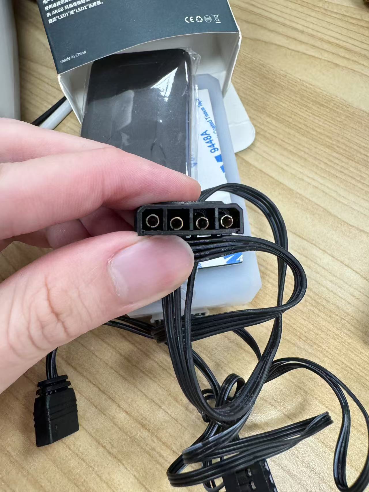 Jungle Leopard 6PIN CPU Fan RGB Controller Remote Control 10 Fan Ports ...