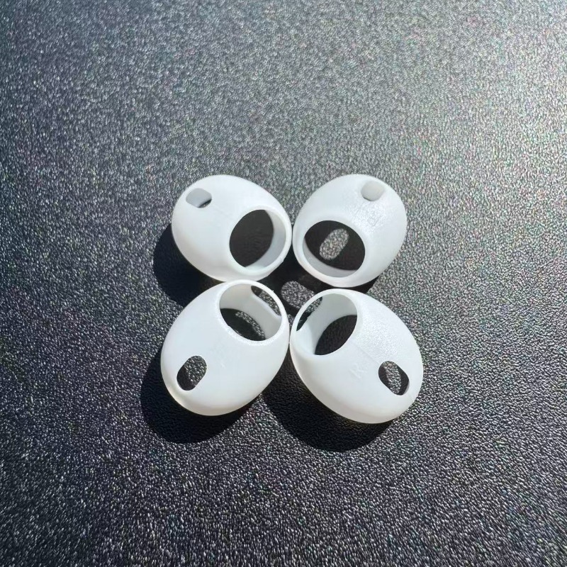 1 Pair Silicone Ultra-thin Eartips Earplugs Anti Scratches Grip Sport ...