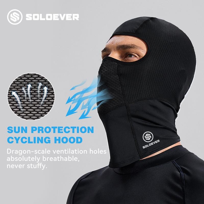 SOLOEVER Mesh Balaclava Face Mask – Breathable UPF 50+ Sun Protection ...