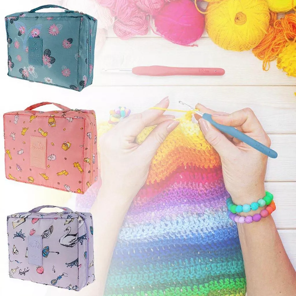 【12h Shipping】59PCS DIY Beginner Crochet Set Full Set of Crochet ...