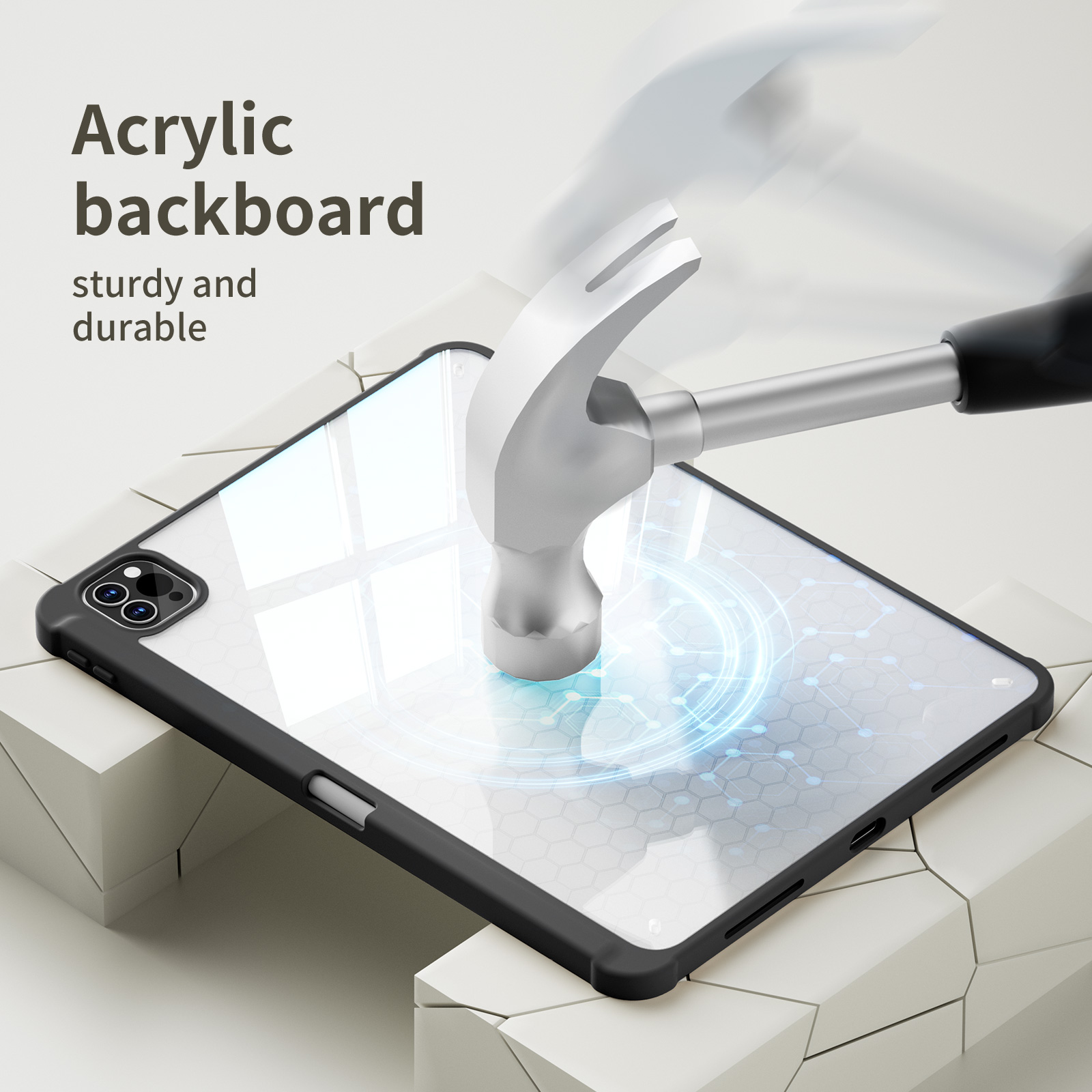 Case for HONOR Pad X9a 11.5"丨Leather + TPU Soft Shell+Transparent ...