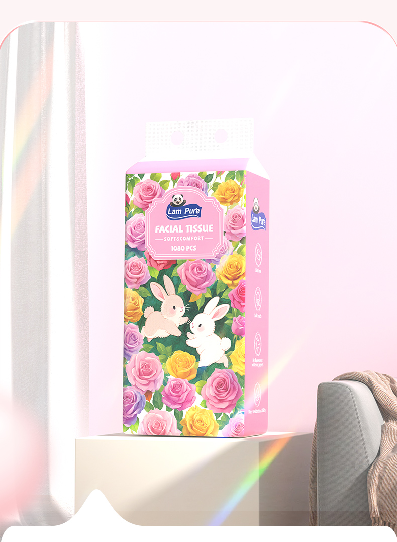 [5 PACKS] LamPure Tissue Hanging Tissue Soft Deluxe Tissue Facial ...