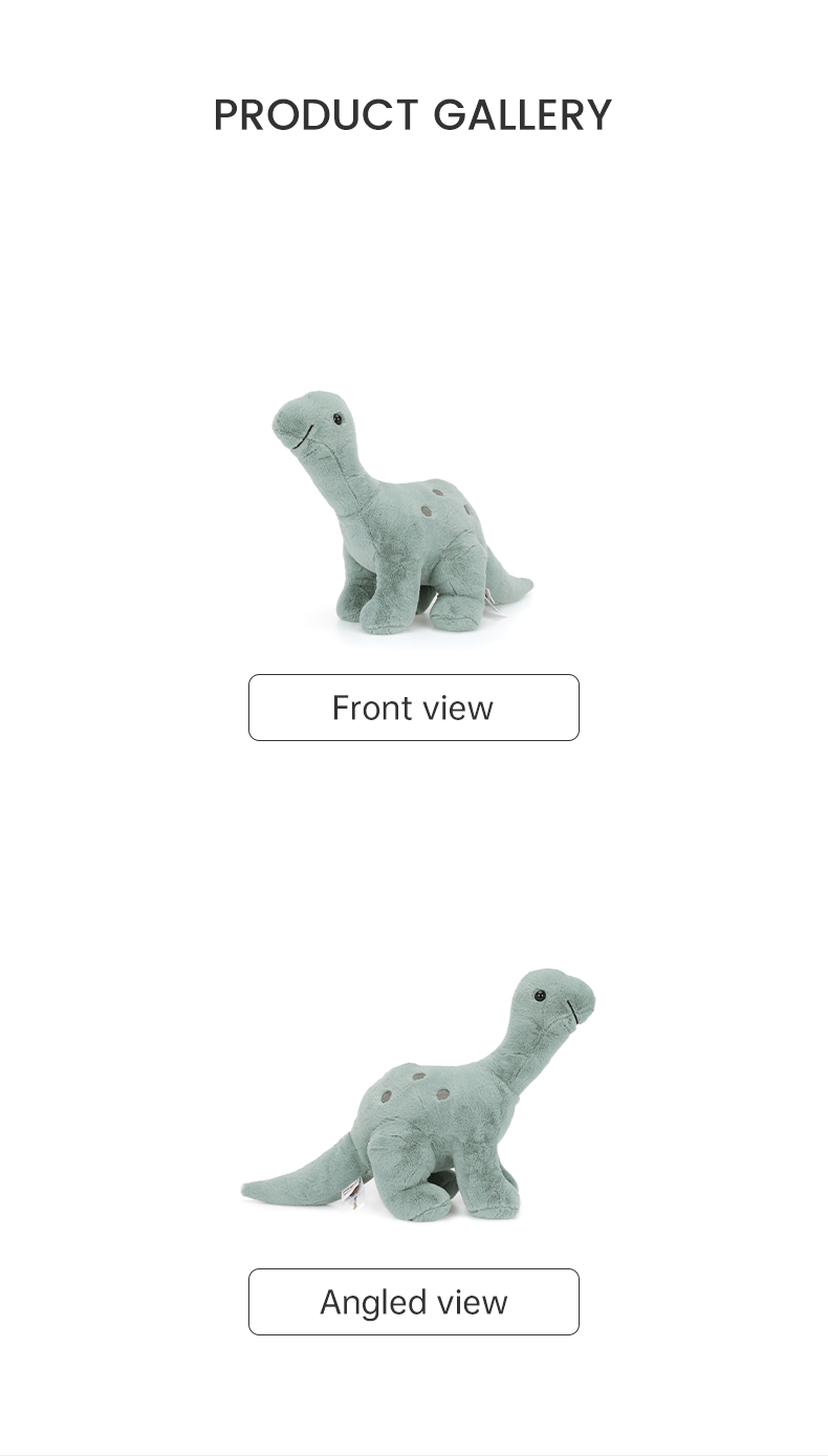 McHugs Brontosaurus Plush Toy Soft and Cuddly Long Neck Dinosaur ...