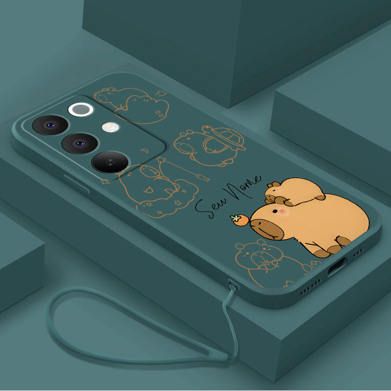 realme C85 Pro realme C85 5G Custom Name Capybara Cover Candy Liquid ...