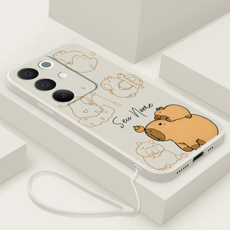 realme C85 Pro realme C85 5G Custom Name Capybara Cover Candy Liquid ...