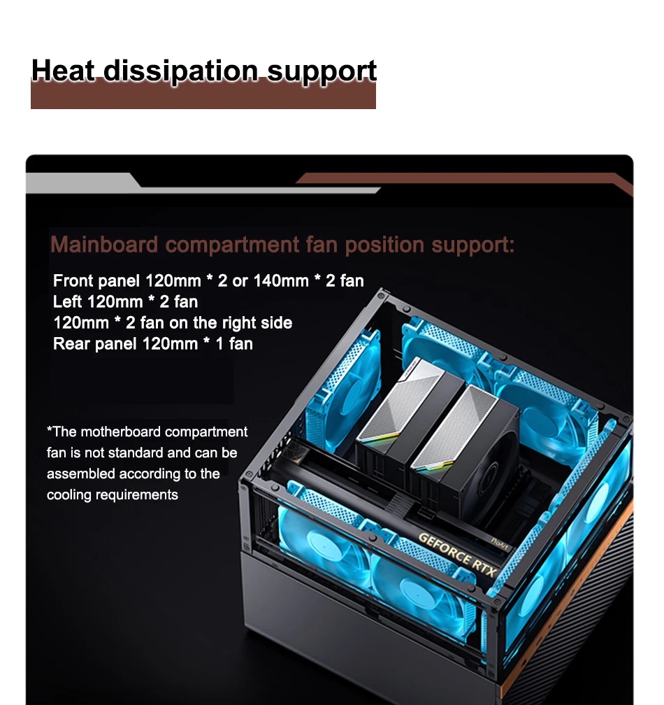JONSBO N6 MATX Case Network Storage Server Chassis Supports 9 hard ...