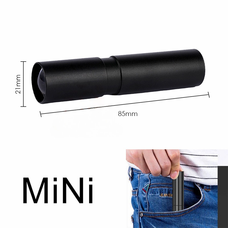 LED ultra bright mini flashlight USB charging electric torch Outdoor ...