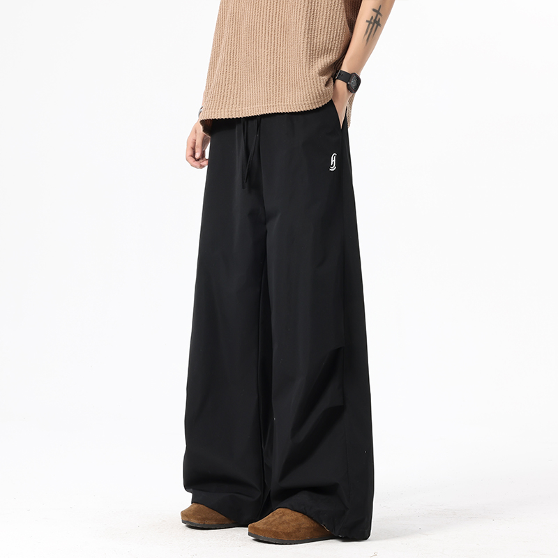 Hattongutto COD Straight length pants men medium waist slouchy handsome ...