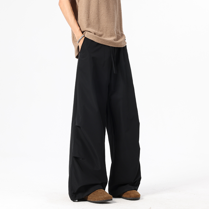 Hattongutto COD Straight length pants men medium waist slouchy handsome ...