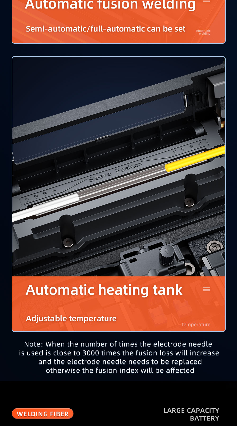 Fully Auto Core Alignment Fusion Splicer | 9s Heating Long Battery | 5G ...