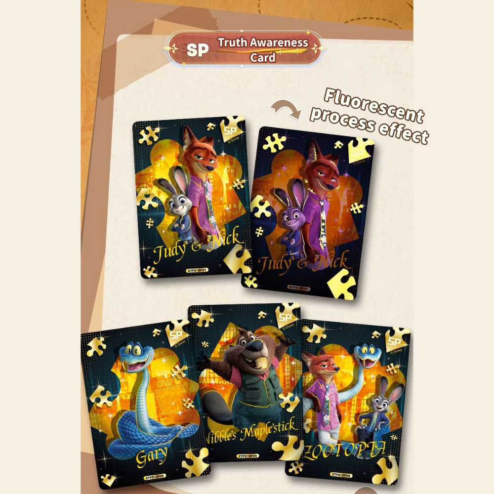 Zootopia Card Judy Hopps Nick Wilde rare HTP/MP/CR kad anime movie ...