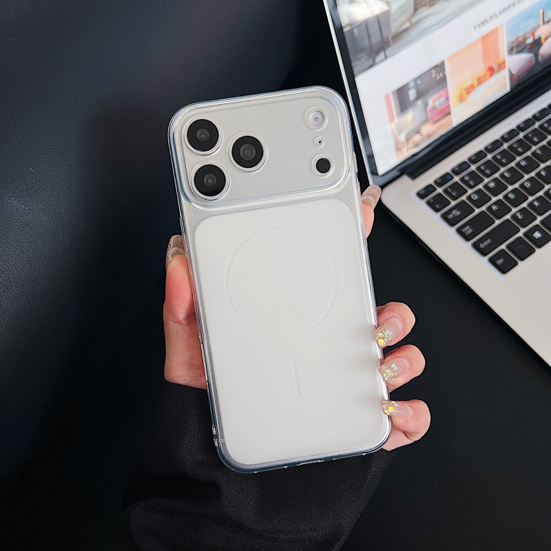 Instantly enlarged window ultra-thin TPU frosted semi transparent phone ...