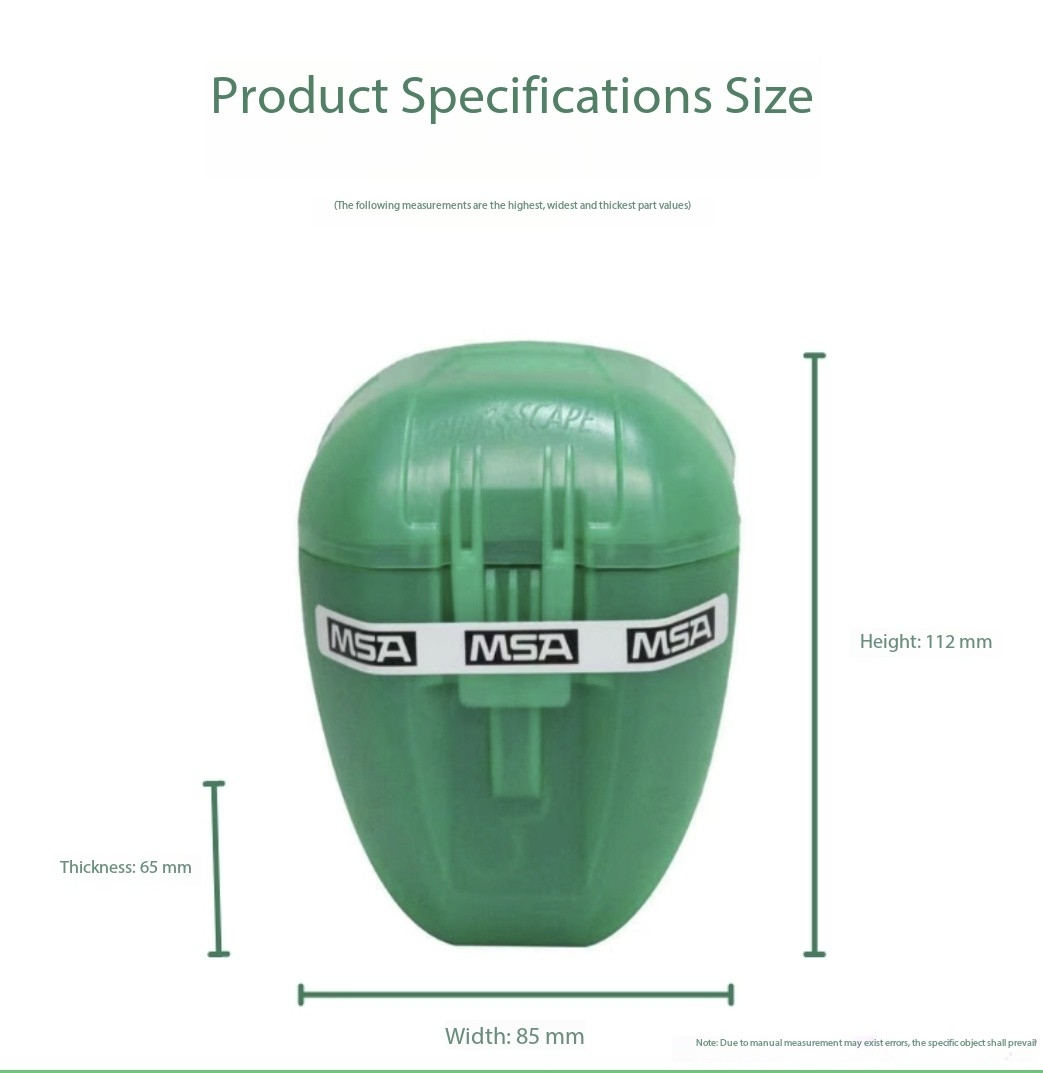 MSA 10038560 -CN MSA Mini SCAPE Emergency Escape Respirator | Shopee ...