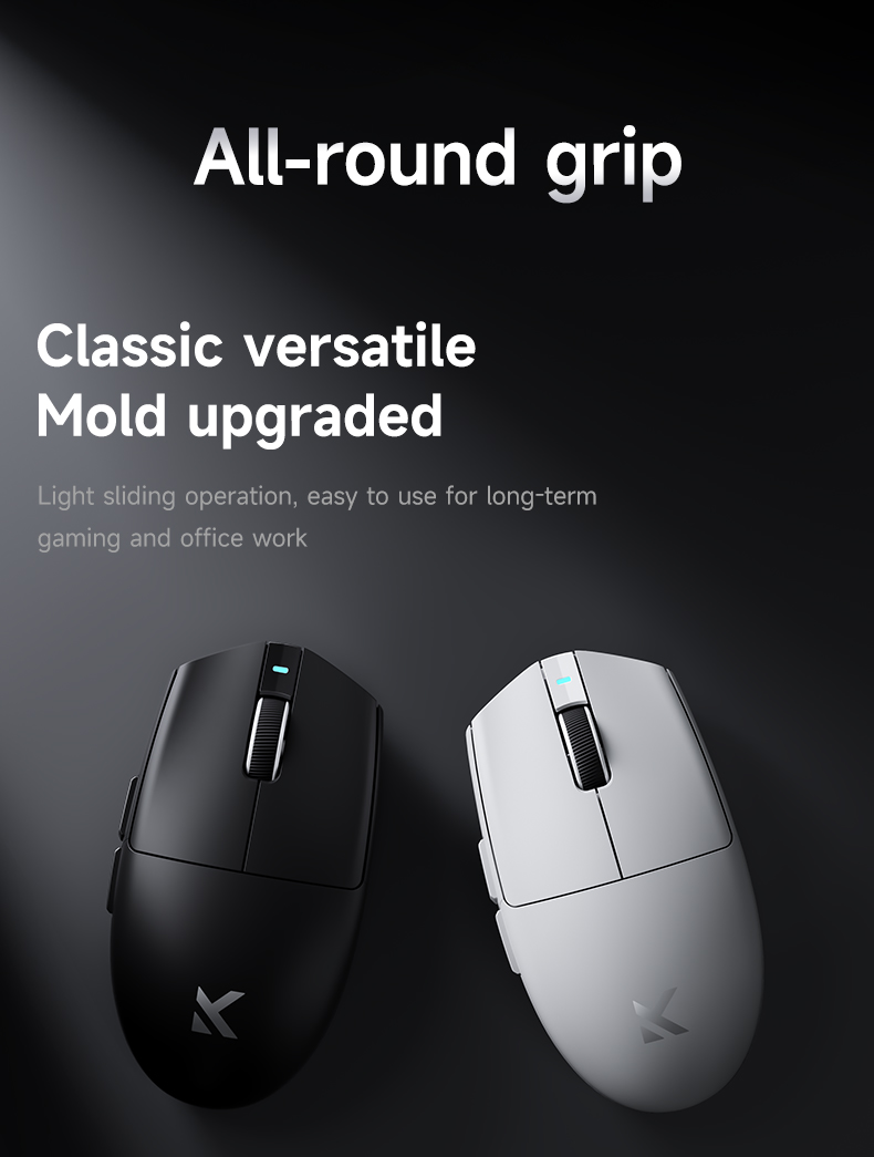 MCHOSE G3V2 PAW3311/3395 Dual 8K High-Performance Wireless Gaming Mouse ...