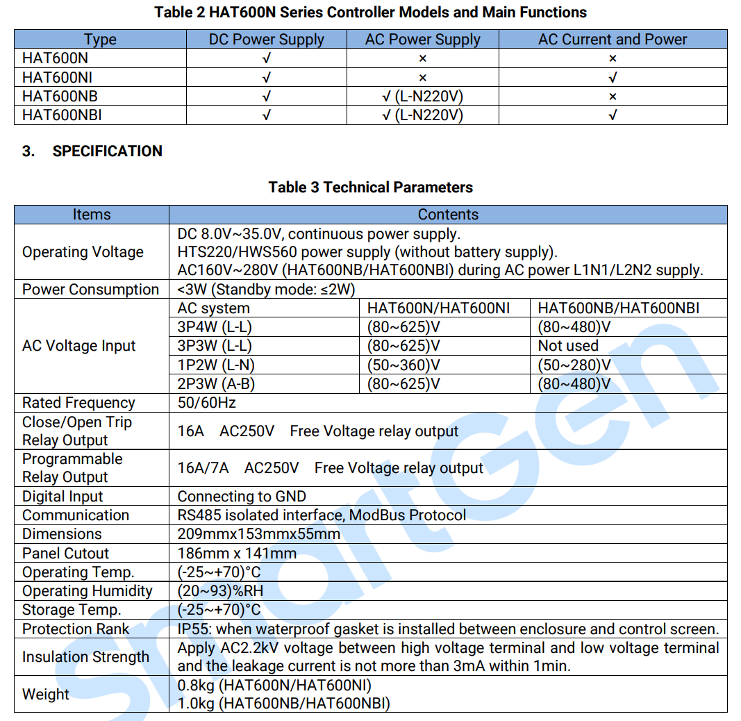 Original Smartgen Gensets ATS controller HAT600N Generator Control ...