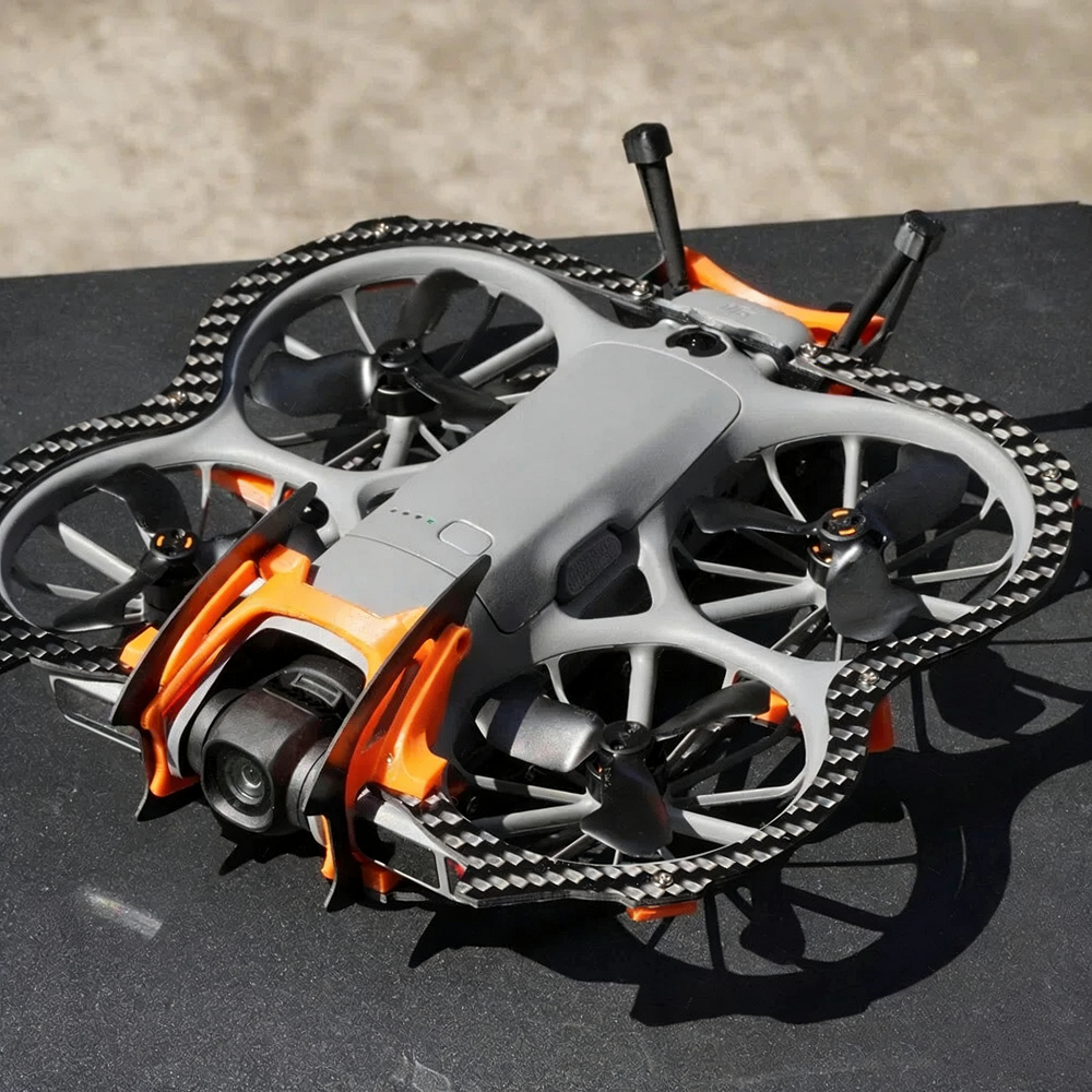 360° Carbon Fiber Full Protection Enhanced Armor for DJI Neo 2 Drone ...