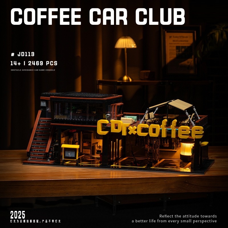 Coffee Car Club Garage Assembly Model 2469 Pcs Keep My Specialty ...