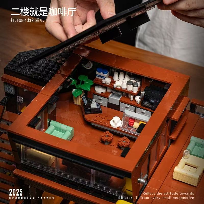 Coffee Car Club Garage Assembly Model 2469 Pcs Keep My Specialty ...