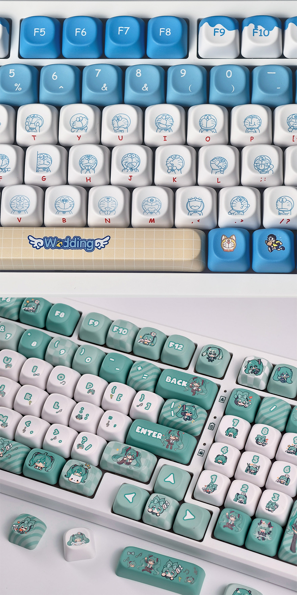 Sanrio Family Keycaps MOA Profile 130 Keys PBT Dye Sublimation Aula F75 ...