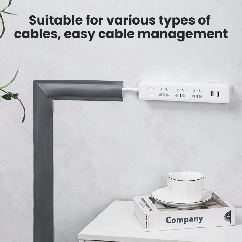 Floor cable tray, concealed cable management, prevents tripping over ...