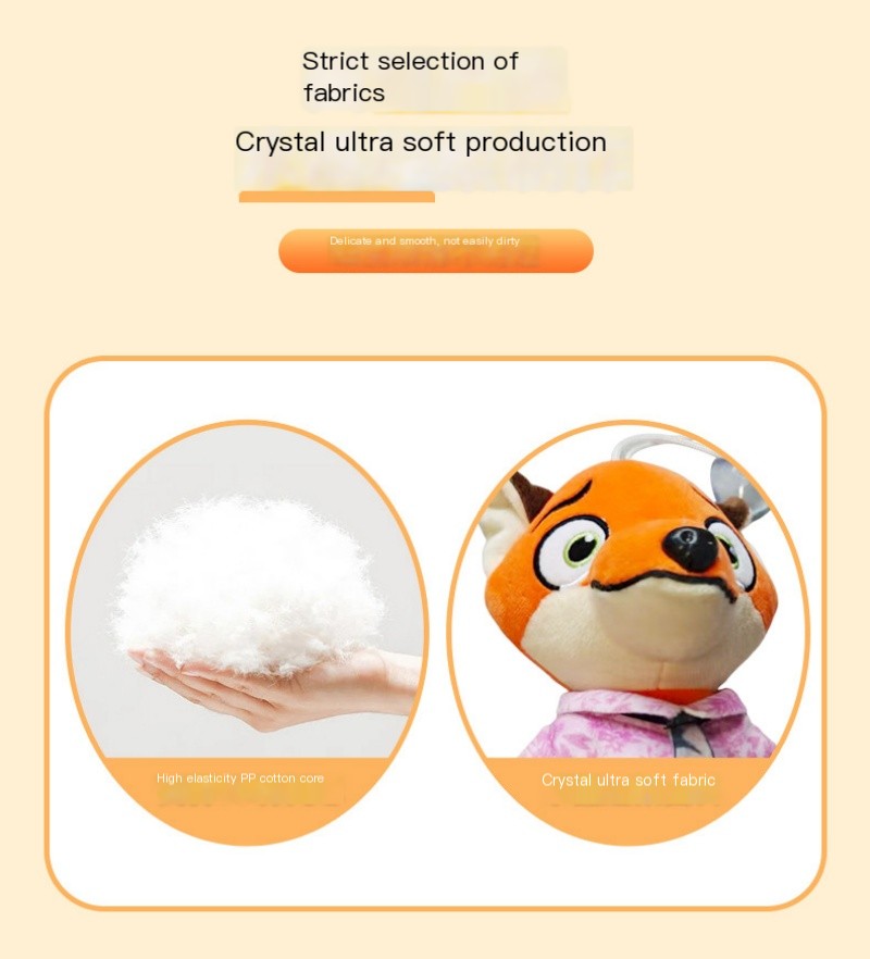 Disney Cartoon Anime Movie Zootopia Plush Toy Fox Nick Rabbit Judy ...
