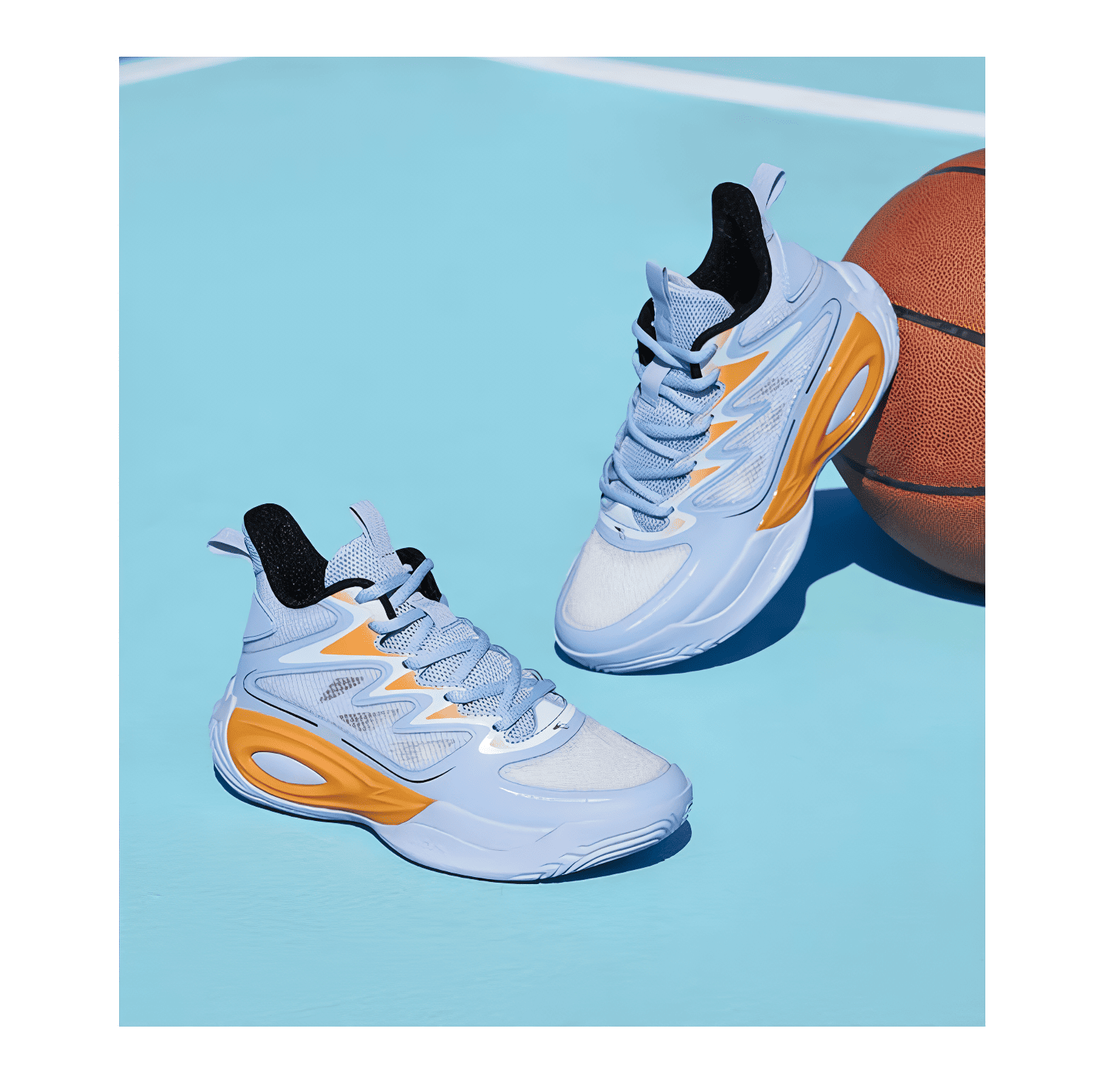 361° Kids Summer Basketball Shoes Mesh Breathable Durable Sports Shoes ...