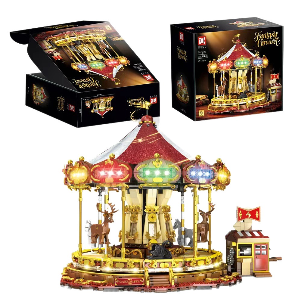 Carousel Assembly Model 2872 Pcs TEC CREATORS Architecture Brick ...